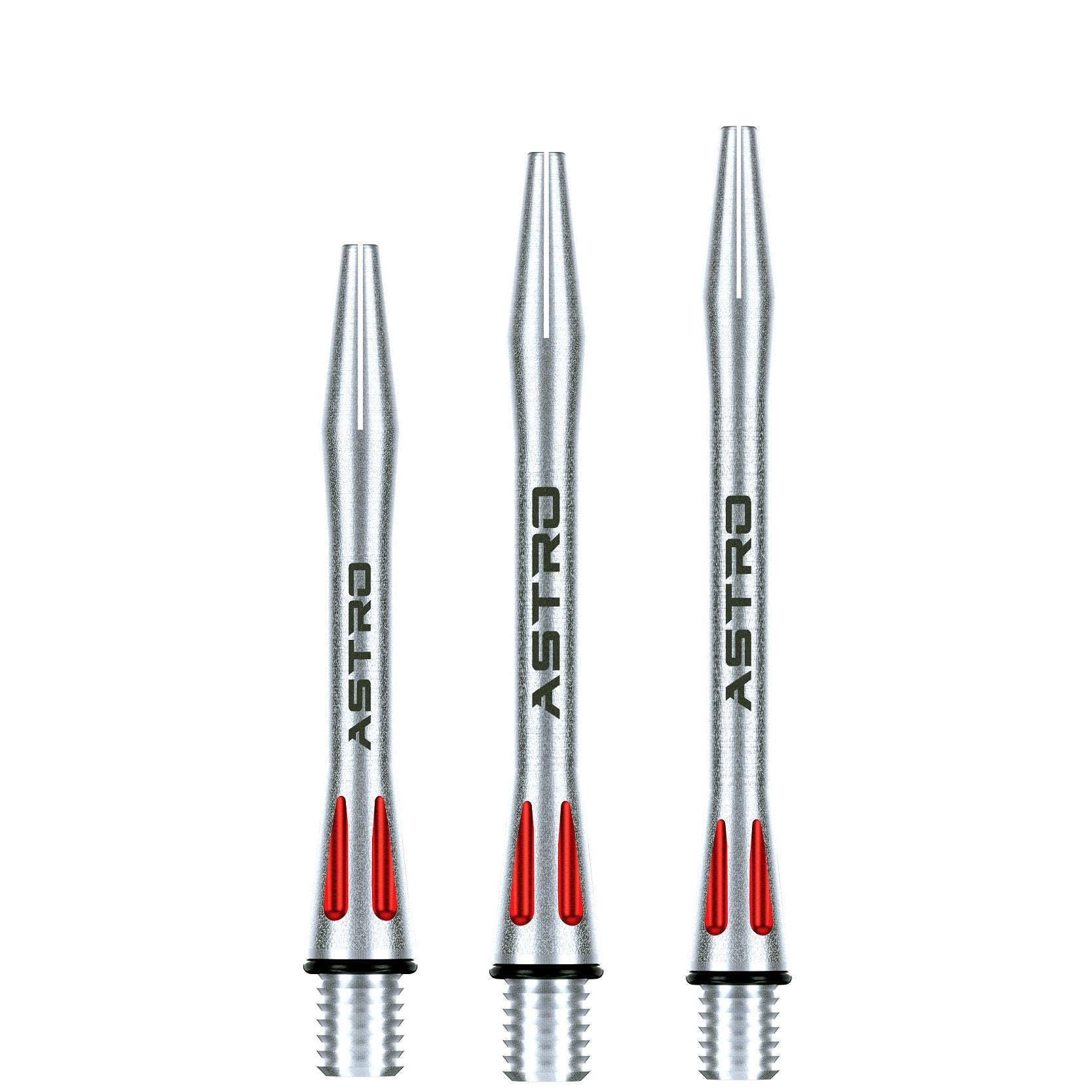 Winmau Astro Aluminium Dart Stems - Red