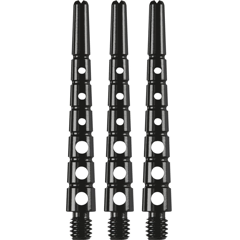 Harrows Graflite Superlite Alloy Dart Stems - Black - Tweenie Length
